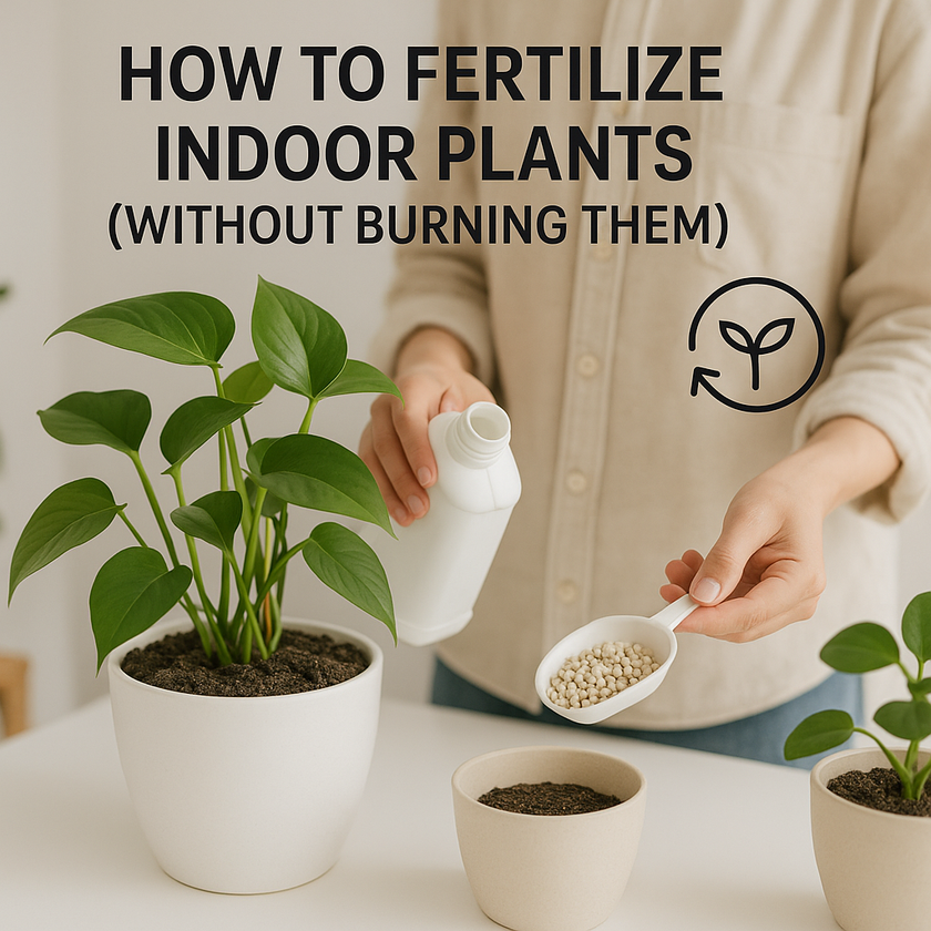How to Fertilize Indoor Plants (Without Burning Them) – Ecofynd