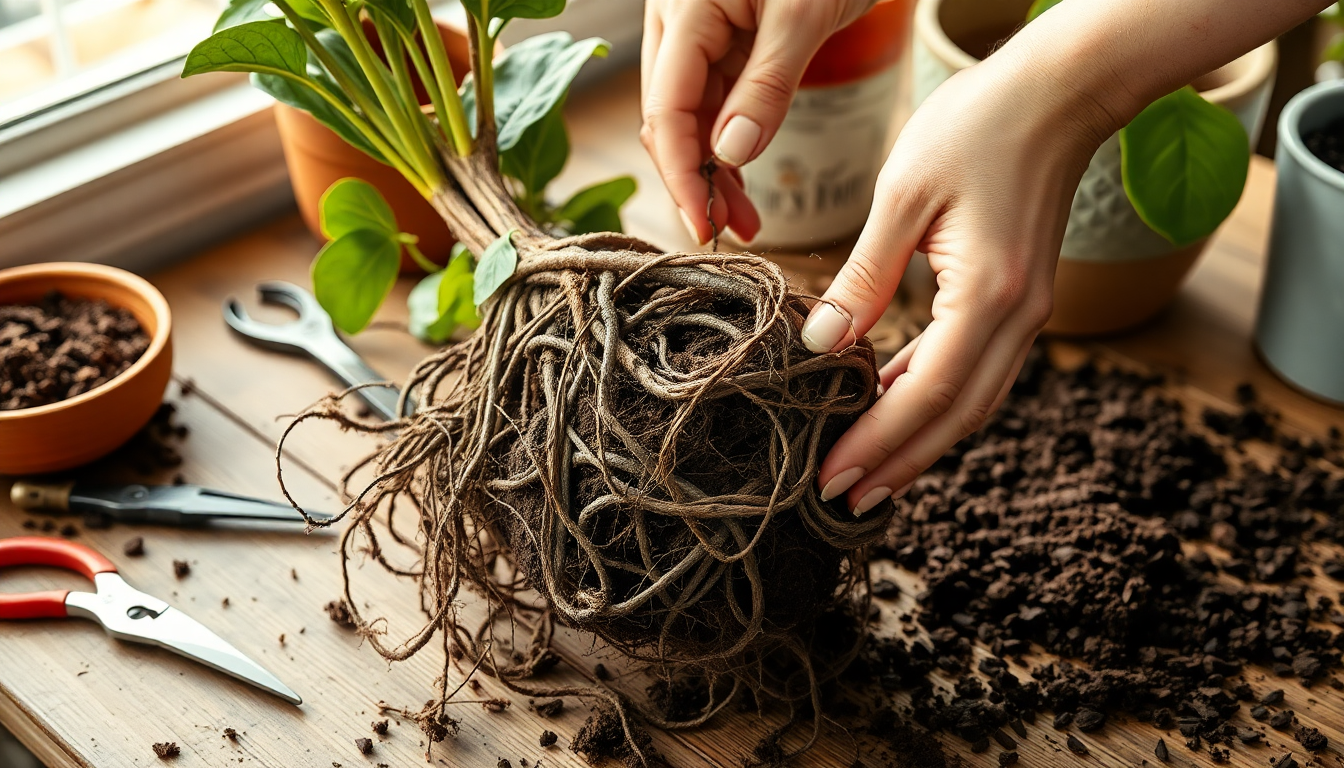 How to Repot a Root-Bound Plant Step by Step – Ecofynd