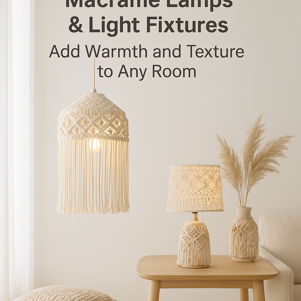 How to Use Macrame Lamps to Add Texture to a Room – Ecofynd